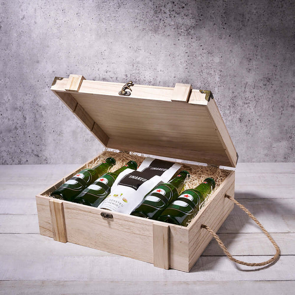 Heineken & Nuts Box - Beer Gift Baskets - Hops Collective - Hops ...